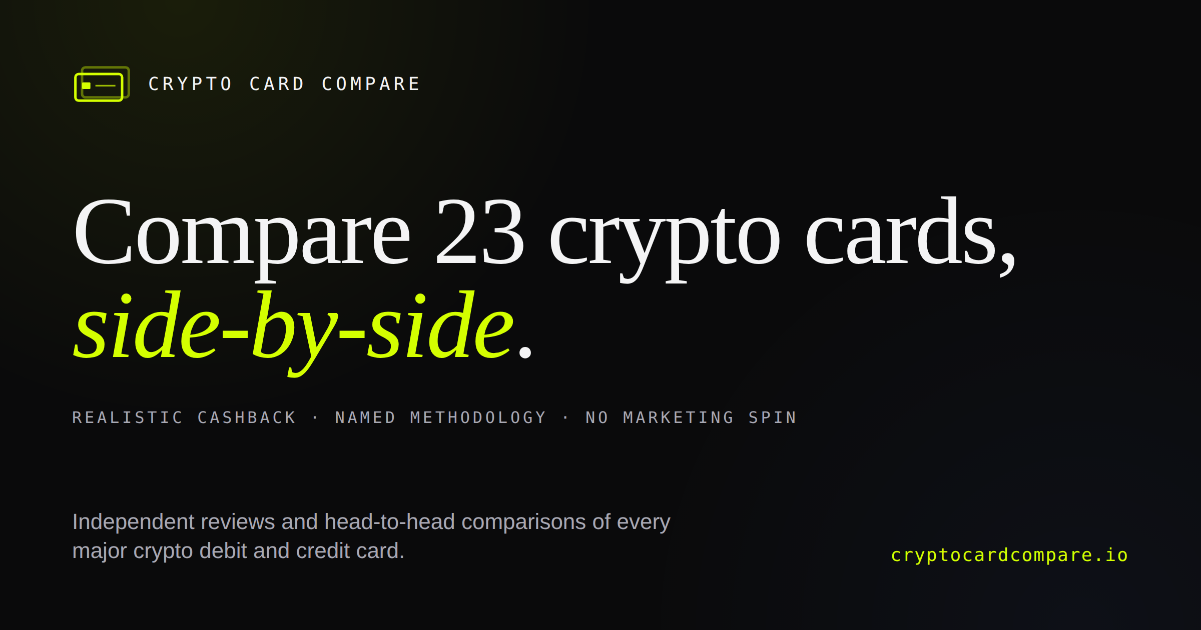 Best Crypto Cards in Canada (May 2026) | Crypto Card Compare